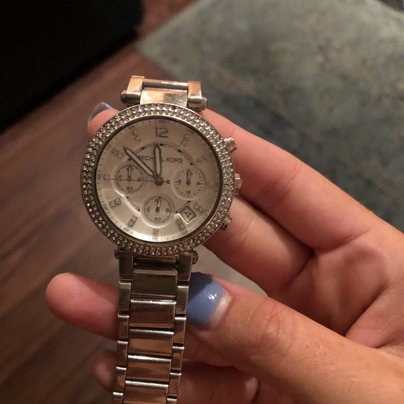 Michael Kors | Jewelry | Michael Kors Silver Watch | Poshmark